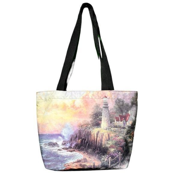 Thomas Kinkade | Bags | Thomaskinkade Womens Portland Maine Lighthouse ...
